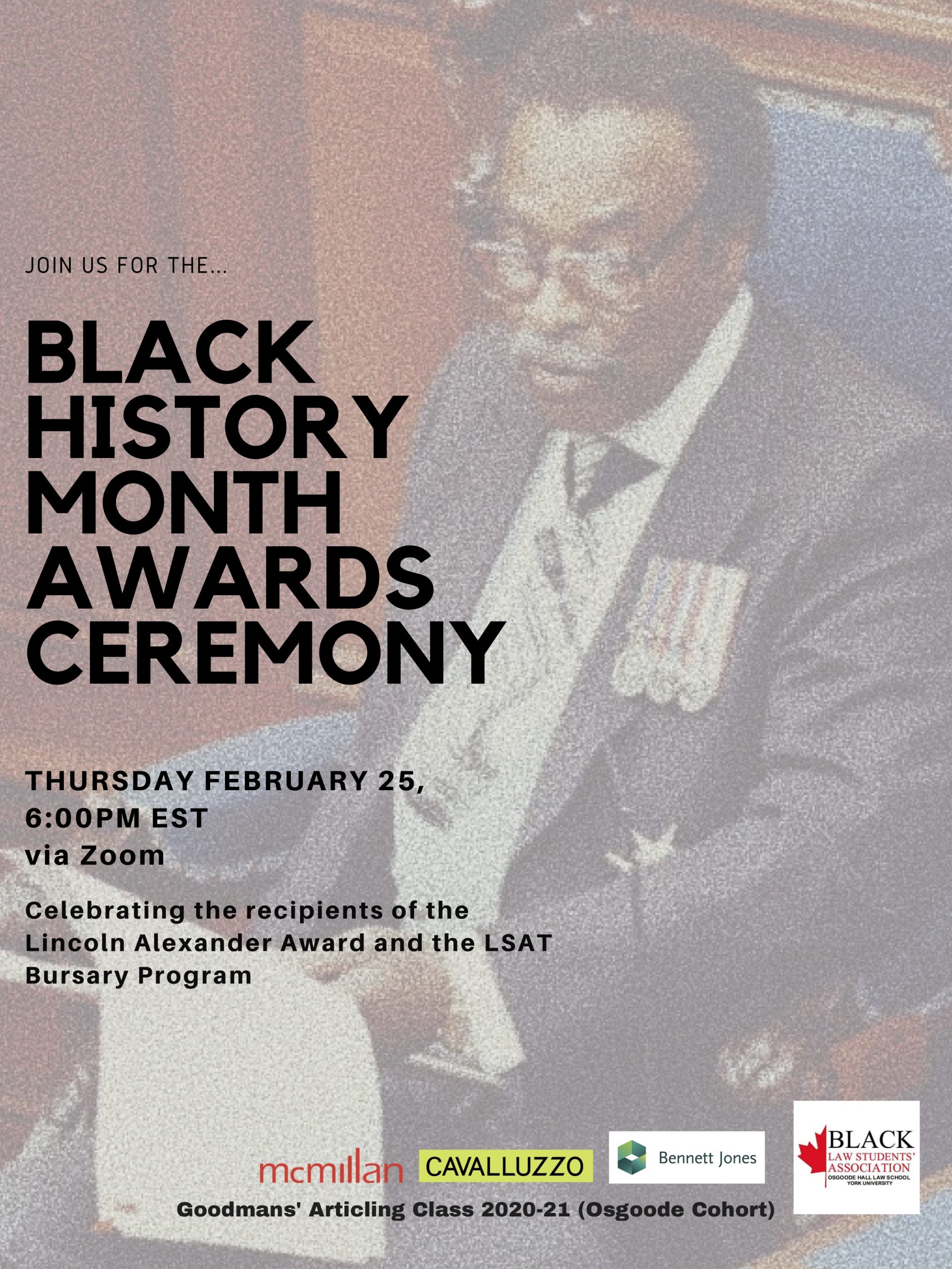 Lincoln Alexander Award | Black Law Students Association